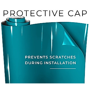 VViViD+ Ultra Gloss Miami Blue Vinyl Car Wrap (1ft x 5ft)