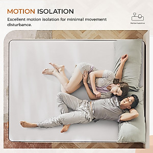 Sweetnight King Size Mattress, 10 Inch King Memory Foam Mattress in a Box for Motion Isolation & Pressure Relief, Cooling Gel Foam King Bed Mattress, Medium Firm