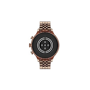 Fossil Women's GEN 6 Touchscreen Smartwatch with Speaker, Heart Rate, NFC, and Smartphone Notifications, Rose Gold, Bracelet