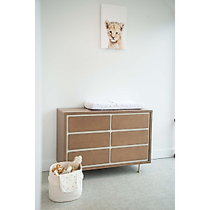 Changing Pad Cover 2 Pack - Baby Changing Pad Cover with 100% Jersey Cotton - Changing Pad Covers for Girls and Boys, Newborn Essentials (Forest Grey Leaf & Floral)