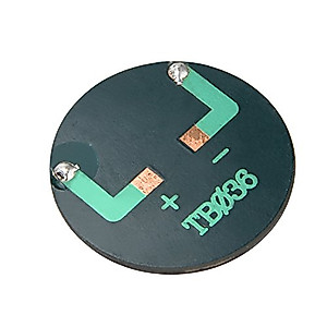 uxcell 5Pcs 2V 40mA Poly Mini Round Solar Cell Panel Module DIY for Light Toys Charger 36mm Diameter