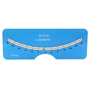 PASNMKvn Scoliometer 0-30° Scoliosis Test Meter For Medical Evaluation Diagnosis Of Back And Spine Scoliosis In Adults Children