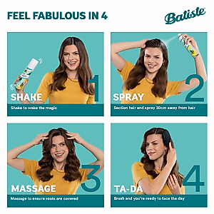 Batiste Dry Shampoo for Dark Hair, 3.81 oz
