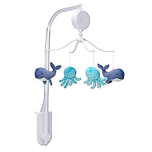 Bedtime Originals Musical Baby Crib Mobile, Whales Tale, Multicolor