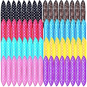 Giegxin 64 Pcs Heatless Soft Hair Rollers Sponge Sleep Hair Rollers Soft Overnight Hair Curlers Foam Pillow Curlers DIY Night Hair Rollers for Flexible Hair Curling Supplies, Polka Dot, Leopard