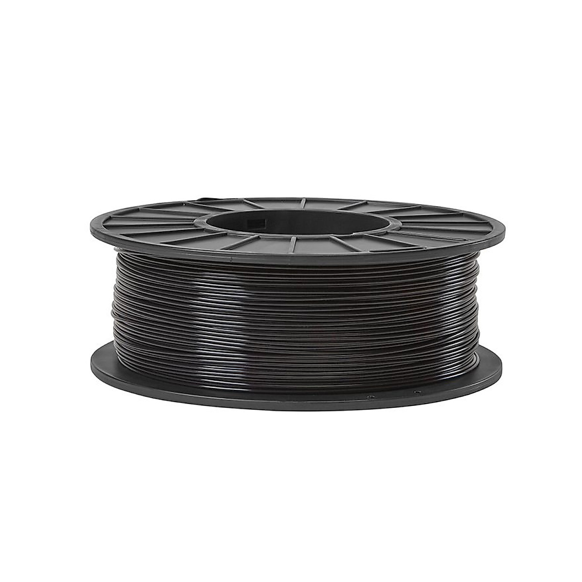 KVP Eco-Friendly PLA 3D Filament 1.75MM Diameter - Dimensional Accuracy +/-0.003mm, 5LB Spool (Black)