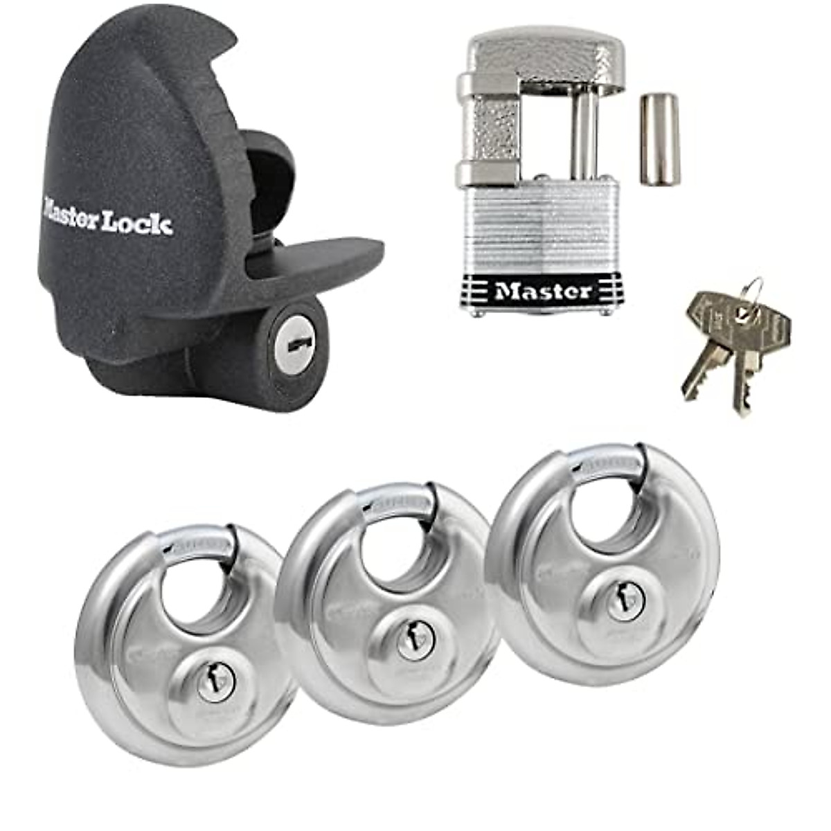 Master Lock - 5 Trailer Locks Keyed Alike #5KA-37940-37
