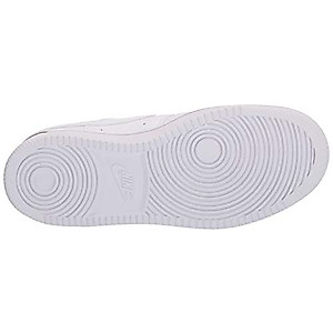 Nike Women's Court Vision Low Sneaker, White/White-White, 8.5 Regular US