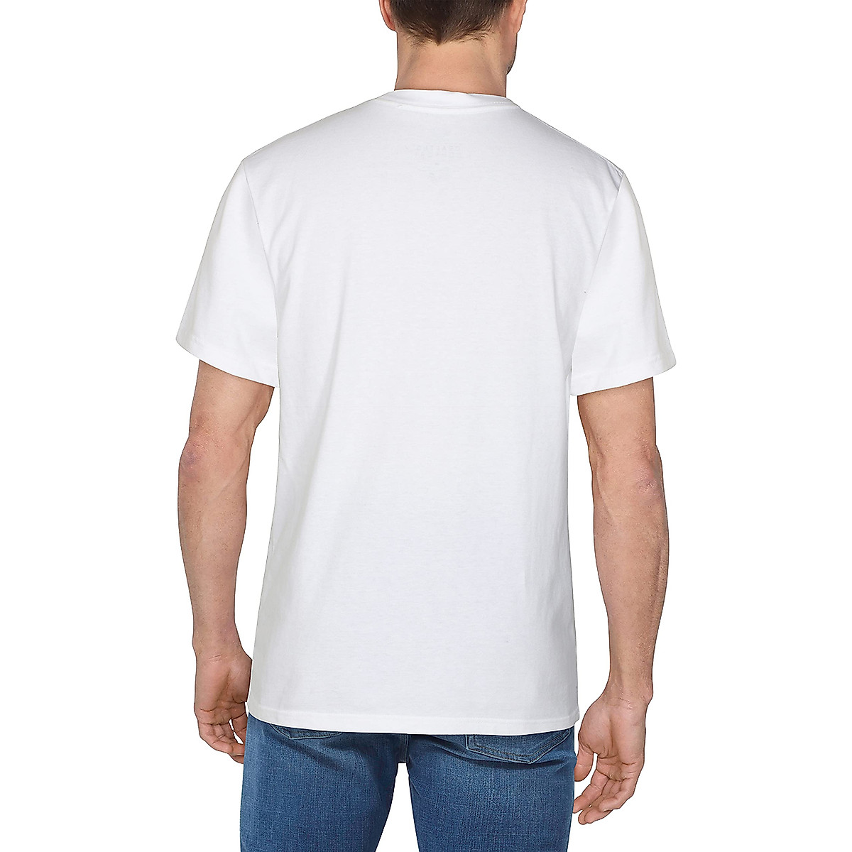 Fruit of the Loom mens Crafted Comfort Legendary Tee (Shrink Resistant, Relaxed Fit) T Shirt, White, Medium US