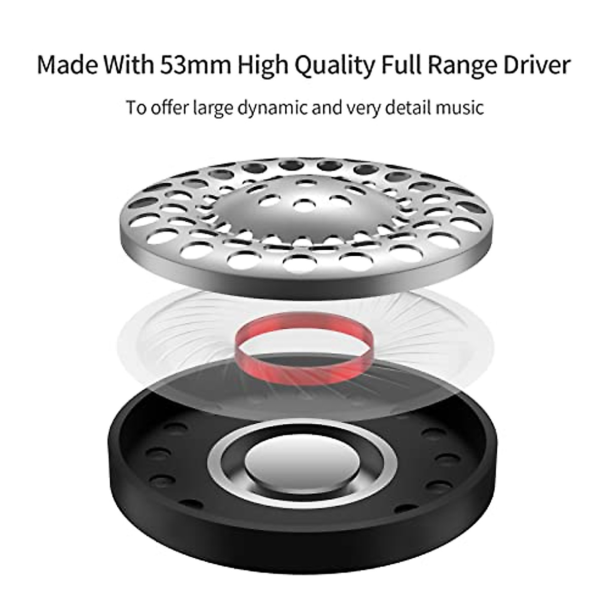 SoundMAGIC HP151 Over-Ear Wired Headphones for Monitoring & Recording, Closed-Back HiFi Stereo Headsets for Audiophiles, Work with All Audio Devices, Adjustable & Collapsible Design, Black