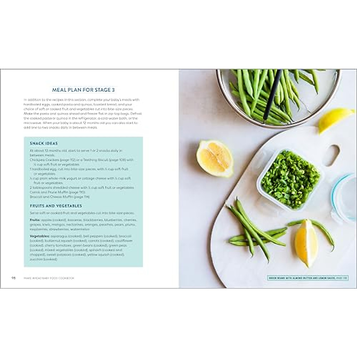 Make-Ahead Baby Food Cookbook: Meal Plans and Recipes for Every Stage