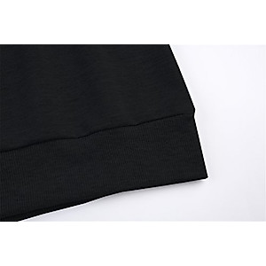 GSVIBK Womens Halloween Shirt Pumpkin Sweatshirt Halloween Off Shoulder Sweatshirts Long Sleeve Slouchy Pullover Tops 248 Black 3XL