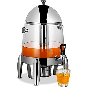 12L Stainless Steel Juice Dispenser Beverage Dispenser with Spigot Coffee Urn Hot Or Cold Drinks Dispenser for Parties Buffet Catering