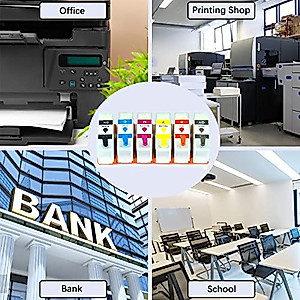 Gooyule 312XL Sublimation Ink Cartridges No Chip Refillable Ink Cartridge for XP-15000 XP-15010 XP-15080 Remanufactured Ink Cartridges Without Chip & Ink for XP15000 Printer