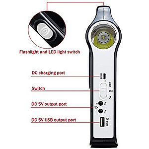 JAY-LONG Portable Solar Generator USB Charger 6V 9W Solar Panel Power Storage Generator Home System Kit Rechargeable