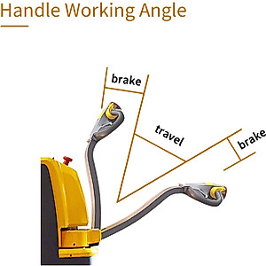 Apollo Counterbalanced Stacker Full Electric Lift 2200 Lbs Capacity 98" Lifting Height Material Hydraulic Lifter, Adjustable Forks with Tilt Function