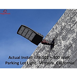 Wall Bracket for Slip Fit Lights (Wall Mount Bracket to Slip Fit Mount (2 3/8inch) Wall Mount Bracket for Pole Lights– Straight Arm Style