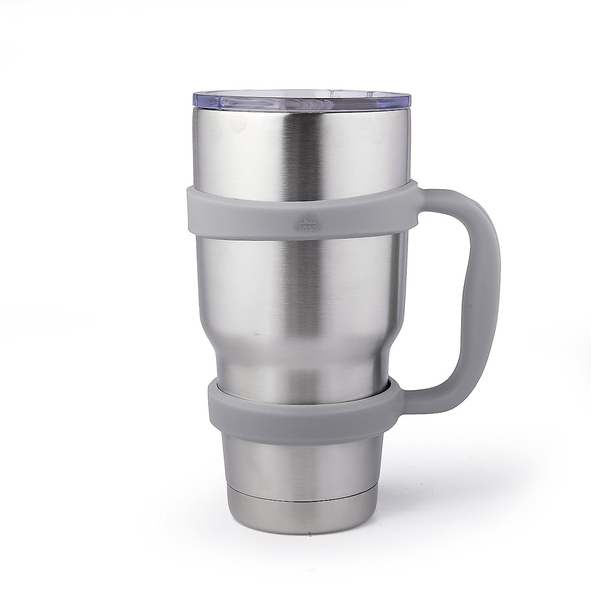 STRATA CUPS 30 oz Tumbler Handle - Available For 30 oz YETI Tumbler, OZARK TRAIL Tumbler, Rambler Tumbler- BPA free (Gray)