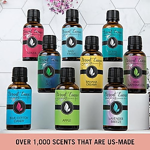 Cookies & Cakes - Gift Set of 6 Premium Fragrance Oils - Caramel Nut Muffin, Oatmeal Cookie Dough, Malibu Rum Cupcakes, Maple Pecan, Snickerdoodle and Cinnabon - 10ML