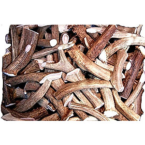 Premium Deer Antler Pieces - Dog Chews - Antlers by The Pound, One Pound - Six Inches or Longer - Medium, Large and XL - Happy Dog Guarantee!