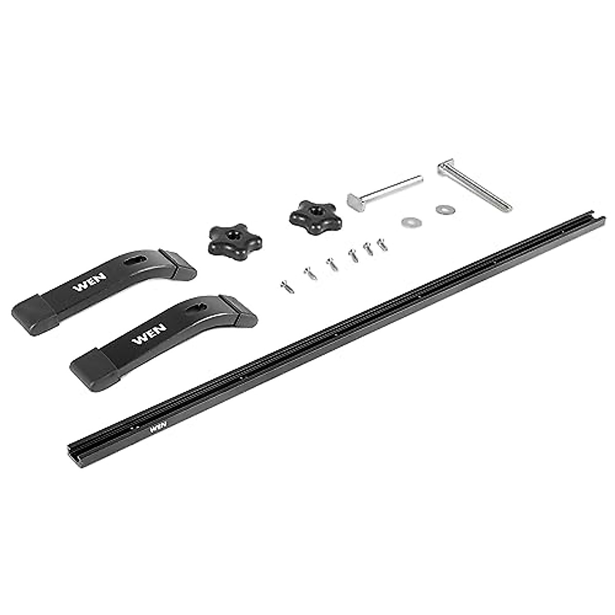 WEN 24-Inch Universal T-Track and Hold Down Clamps Kit for Woodworking (WAT241)