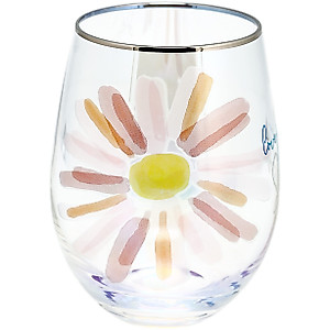 Pavilion - 18 oz Iridescent Stemless Wine Glass - Love You Sister