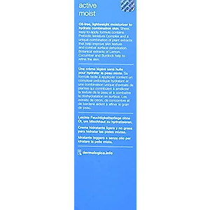 Dermalogica Active Moist Oil-Free Lightweight Face Moisturizer - Helps Improve Skin Texture and Combat Surface Dehydration for Women and Men , 1.7 Fl Oz (Pack of 1)