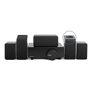 Platin Monaco 5.1.2 Home Theater System - Wireless Surround Sound System Upward Firing Speakers - THX Tuned & WiSA Certified