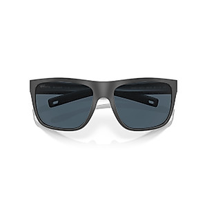 Costa Del Mar Man Sunglasses Matte Gray Frame, Gray Lenses, 60MM