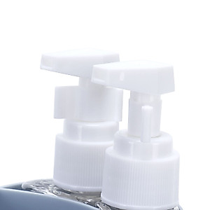 Garosa Toothbrush Cup Travel Portable Toothbrush Holder Multifunction Travel Cup Organizer Including 300ml Tooth Cup 45ml 30ml Travel Bottle for Traveling Camping Business Trip School