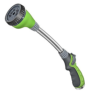 STYDDI 15" Watering Wand for Garden Hose with Thumb Control, 15-Inch Garden Hose Sprayer Wand with 8 Adjustable Spray Patterns, Perfect for Lawns and Gardens