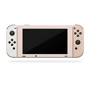 Tacky Design Retro Skin Compatible with Nintendo Switch Skin Wrap Cover, Cream Color Blocking for Nintendo Switch Stickers, Premium Vinyl 3M Full Wrap Decal, Compatible with Joy-Con, Console, Dock.