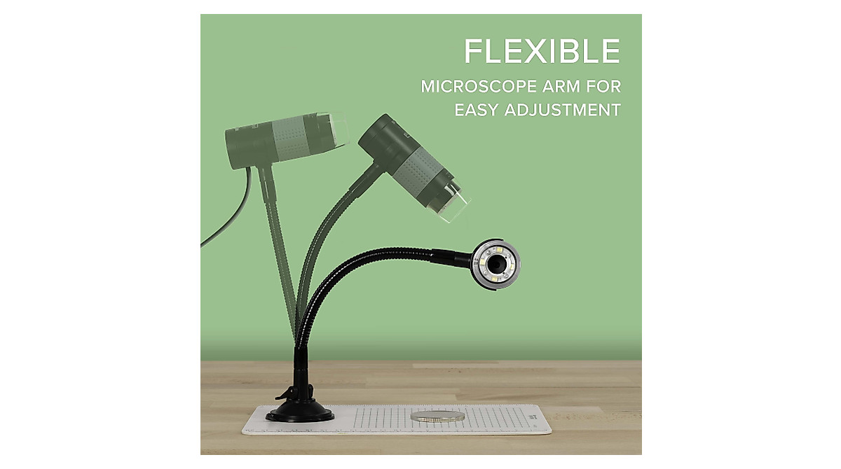 Plugable USB Digital Microscope with 250x Magnification for Detailed ...