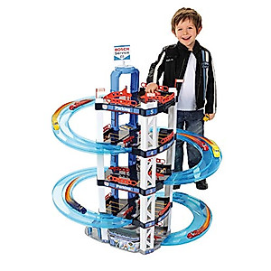 Klein Theo Bosch Car Park 5 Levels Premium Toys for Kids Ages 3 Years & Up, Bosch 5 Level Car Park