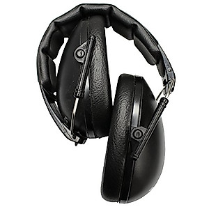 Walker's Game Ear Low Profile Folding Muff, Black