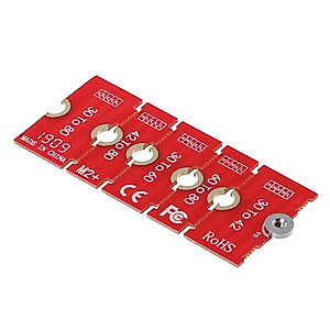 RingBuu - Extended Bracket, M2 M2PLUS NGFF NVME M.2 Extended Transfer 2230, 2242, 2260, 2280 Aircraft M2 Change Long Size NVME NGFF M.2 U.2 M3 M.3 SSD