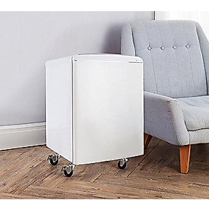 DormCo Suprima Rolling Compact Refrigerator Rack - Carbon Steel