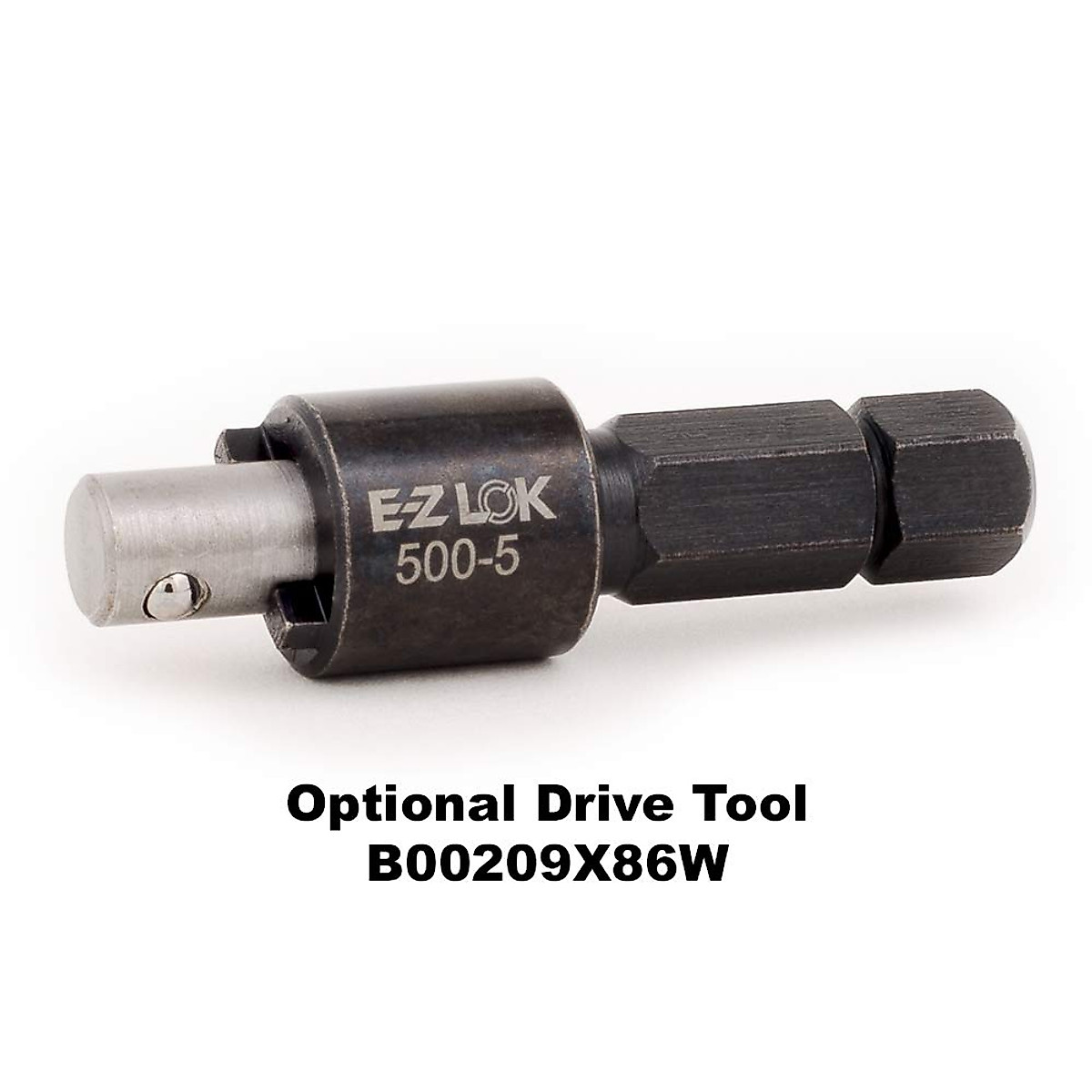E-Z Lok Externally Threaded Insert, C12L14 Carbon Steel, Meets AISI 12L14, 3/8"-24 Internal Threads, 1/2"-13 External Threads, 0.500" Length, Made in US (Pack of 10)