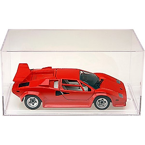Pioneer Plastics 083C Clear Plastic Display Case for 1:32 Scale Cars, 8" W x 3.75" D x 3.5" H (Mailer Box)