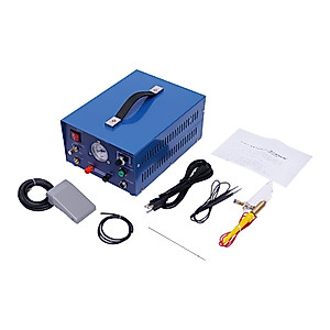 Eapmic Jewelry Spot Welding Machine Jewelry Pulse Argon Spot Welder 110V 800W 0.5-80A Portable Pulse Sparkle Jewelry Welder for Gold Silver Platinum with Foot Pedal