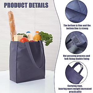 50Pcs Reusable Non Woven Shopping Bags Reusable Totes Foldable Bag Bulk with Handles Large Reusable Shopping Bags for Boutiques