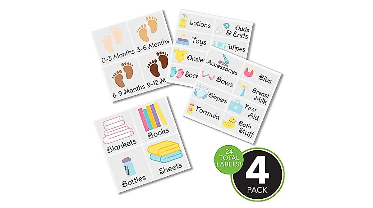 Stylish Organization Labels for Your Nursery & Playroom