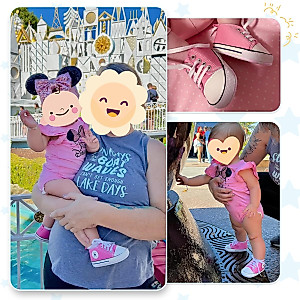 Save Beautiful Baby Girls Boys Canvas Sneakers Soft Sole High-Top Ankle Infant First Walkers Crib Shoes