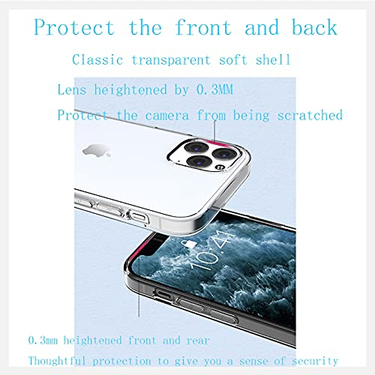 Ikiiqii Cover for Redmi Note 11SE (6.50") case Shell Soft Silicone TPU Transparent Protective Cases + 9H Hardness HD Tempered Glass Screen Protector Film Protection -Romantic Balloon