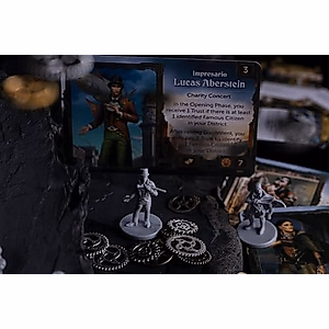 City of The Great Machine. Stand-in Heroes Board Game Expansion |1-4 Players | Ages 14 and up | Steampunk | One-vs-Many | Hidden Movement | Cooperative & Solo | Average Playtime 60-90 min