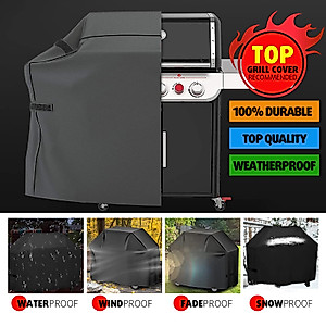 Cbiumpro 58 Inch Grill Cover for Outdoor Grill, Durable Weatherproof BBQ Covers for Outside Weber Spirit E-210, E-310, E-315, E-330, E-335, S-315, Char-Broil, Brinkmann, Nexgrill (2-5 Burner)
