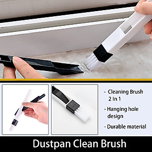 Window Groove Cleaning Brush, 13 PCS Hand-held Magic Window Track Cleaning Tools, Window or Sliding Door Track Cleaner for Sliding Door, Sill, Tile Lines, Shutter, Car Vents, Keyboard, Small Clean Kit