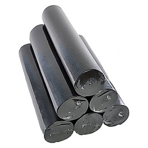 Sunshine Yoga 6-Pack Deluxe Studio 6mm Extra Thick Yoga Mat, 74" x 24" Extra Long Exercise Mat, Non Slip, Anti-Tear Fitness Mat, Yoga Mats for Schools, Studios, or Gyms, Black