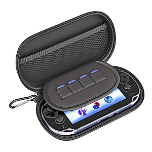 Skywin Kit for PS Vita - PS Vita Carry Case, Charging Cable, and Micro SD Memory Card Adapter Compatible with PS Vita 1000/2000 3.6 or HENkaku System