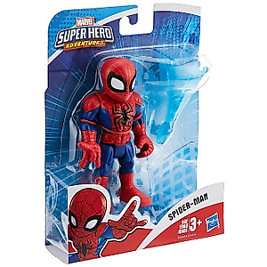 Playskool Heroes Marvel Super Hero Adventures Collectible 5-Inch Spider-Man Action Figure with Web Accessory, Toys for Kids Ages 3 and Up